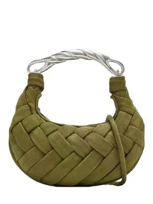 Jw Pei Woven Top-handle Shoulder Bag - Green