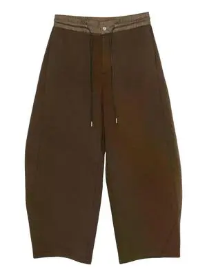 Sacai Drawstring Trousers - Brown