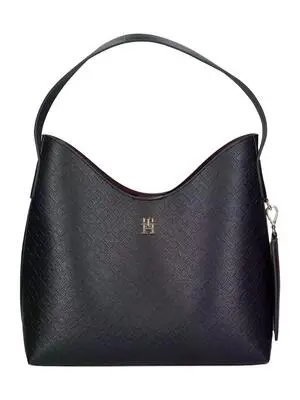 Tommy Hilfiger Monogram Embossed Tote Bag - Blue