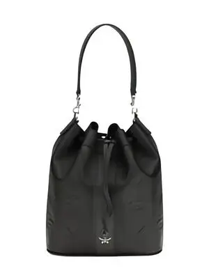 Mcm Medium Dessau Bucket Bag - Black