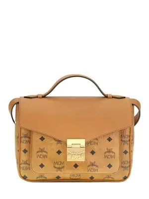 Mcm Tracy Monogram Cross Body Bag - Neutrals