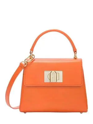 Furla 1927 Mini Leather Tote - Orange
