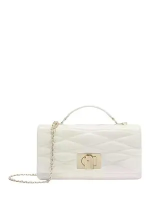 Furla 1927 Quilted Mini Bag - White