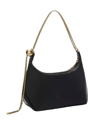 Furla Chain Zipped Shoulder Bag - Black