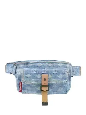 Dsquared2 Monogram-patterned Belt Bag - Blue