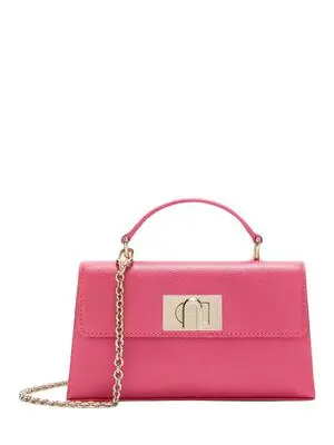Furla Mini Leather Top Handle Bag - Pink