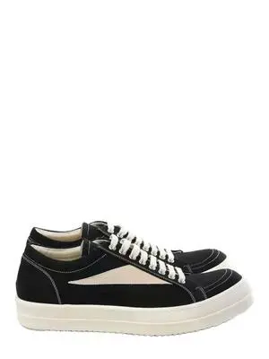Rick Owens Panelled Low-top Sneakers - Black