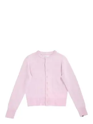 EXTREME CASHMERE X Crew-neck Cashmere Cardigan - Pink