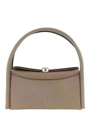Furla Nicole Grained-effect Mini Bag - Neutrals