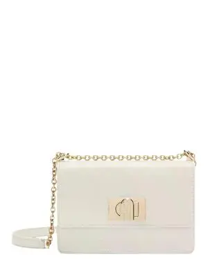 Furla Mini 1927 Leather Cross Body Bag - Neutrals