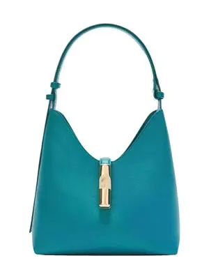 Furla Delizia Textured Shoulder Bag - Blue