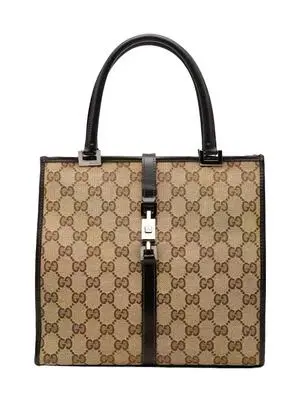 Gucci Gg Canvas Jackie Handbag - Brown