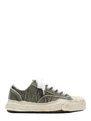 Mihara Yasuhiro Hank OG Sole Bleachwash Denim Canvas Low Grey