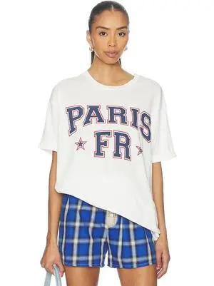 THE LAUNDRY ROOM Paris Fr Smu Oversized Tee - White