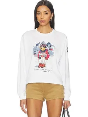 Polo Ralph Lauren Cotton Jersey Crewneck Long Sleeve T-shirt - White