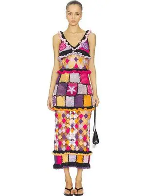 Celiab Saturn Dress - Multi