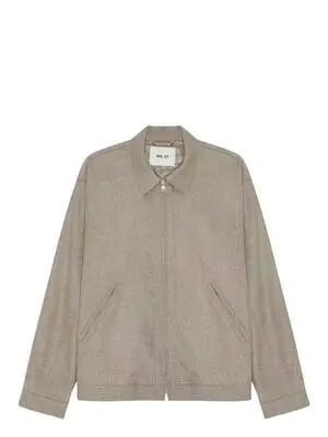 Nn07 Petrus Zip Collar Jacket - Neutrals