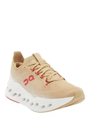 On Cloudsurfer Max Running Sneakers - Chai/ivory