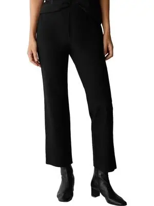 Eileen Fisher Ankle Kick Pants - Black