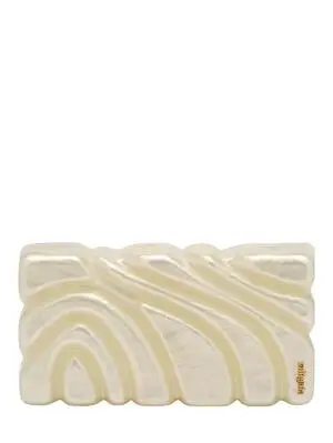 Cult Gaia Aura Box Clutch - Ivory