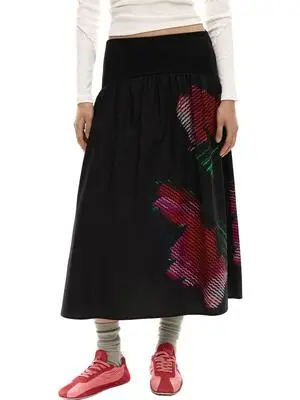 DESIGUAL Evase Circle Skirt