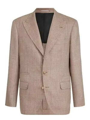 Brunello Cucinelli Single-breasted Blazer - Orange