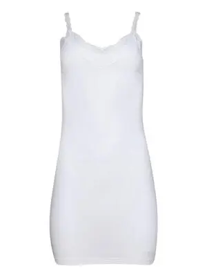Vetements Lace Mini Tank Dress - White