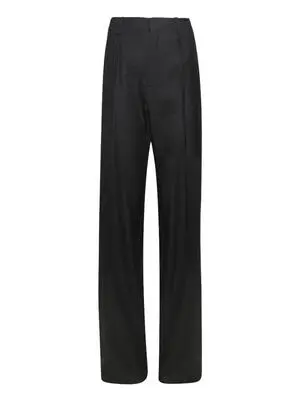 Saint Laurent Wool Trousers - Black