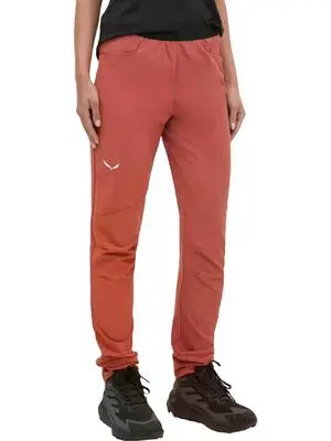 SALEWA Logo-detail Performance Trousers - Red
