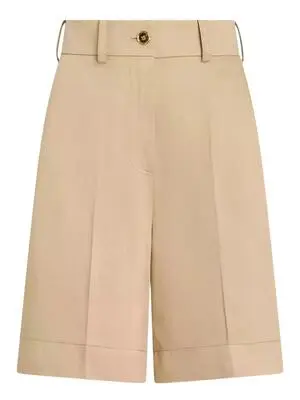 PATOU Belt-loops Bermuda Shorts - Neutrals