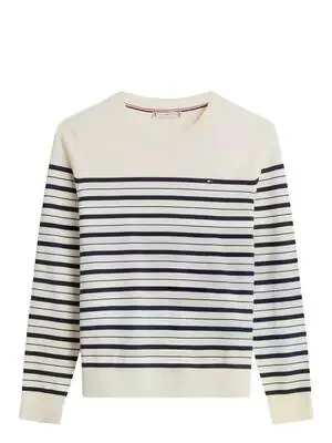 Tommy Hilfiger Striped-pattern Sweater - Neutrals