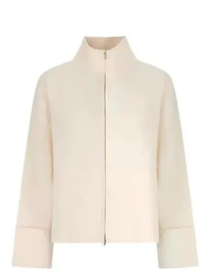 Max Mara Plava Zip-up Cardigan - Neutrals