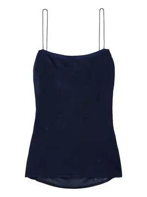 Jacquemus Plumetis Knitted Camisole - Blue