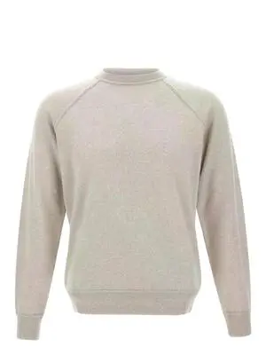 FILIPPO DE LAURENTIIS Ribbed Raglan-sleeve Sweater - Neutrals