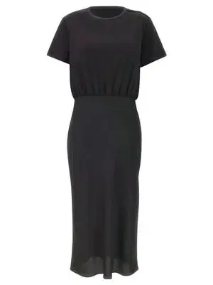 Liu Jo Short-sleeve Midi Dress - Black