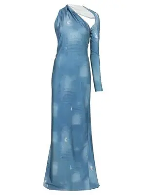 ATU BODY COUTURE One-shoulder Maxi Dress - Blue