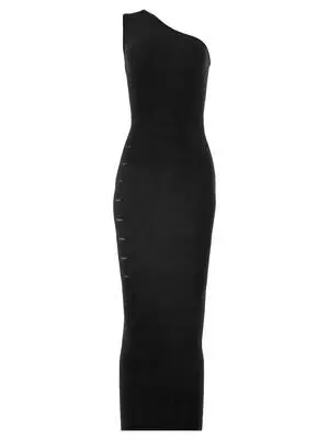Wolford One-shoulder Slash Dress - Black