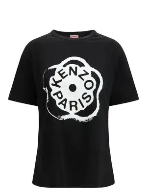 Kenzo Flower-print T-shirt - Black