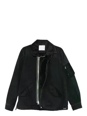 Sacai Zip-up Jacket - Black