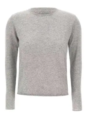 NOT SHY Ayla Crew-neck Long-sleeve Sweater - Grey