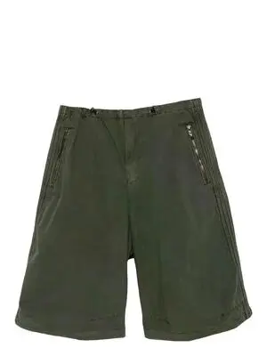 DIESEL P-stitch Zip Shorts - Green
