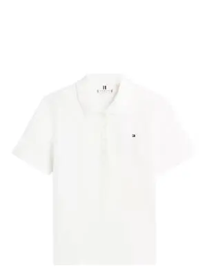 Tommy Hilfiger Collared Short-sleeve Polo - White