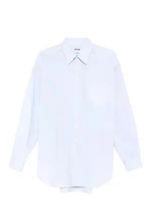 Moschino Heart Checked Shirt - Blue