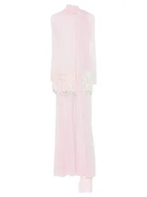 ATU BODY COUTURE Feather Scarf Maxi Dress - Pink