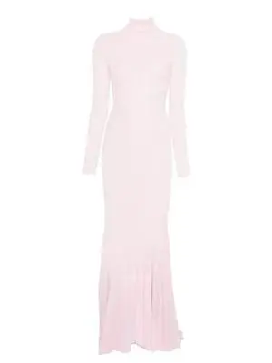 ATU BODY COUTURE Long-sleeved Mermaid Maxi Dress - Pink