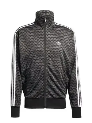 Adidas Patterned Zip Sweatshirt - Grey