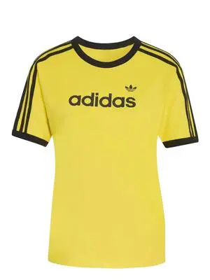 Adidas Originals Linear Striped T-shirt - Yellow