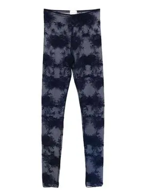 Andamane Zillah Floral-detail Leggings - Blue