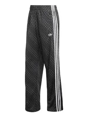 Adidas Firebird Logo-print Stripe Track Pants - Grey