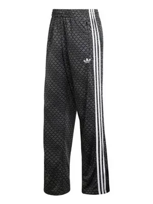 Adidas Firebird Logo-print Stripe Track Pants - Grey